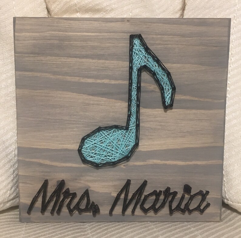 Made To Order Music Note String Art Musical Decor Gallery | Etsy