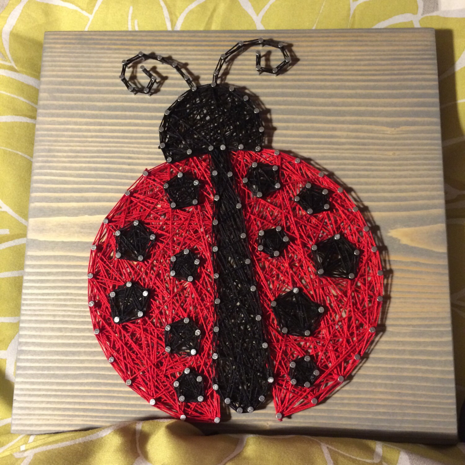 MADE TO ORDER Ladybug String Art Insect Bug Collector | Etsy