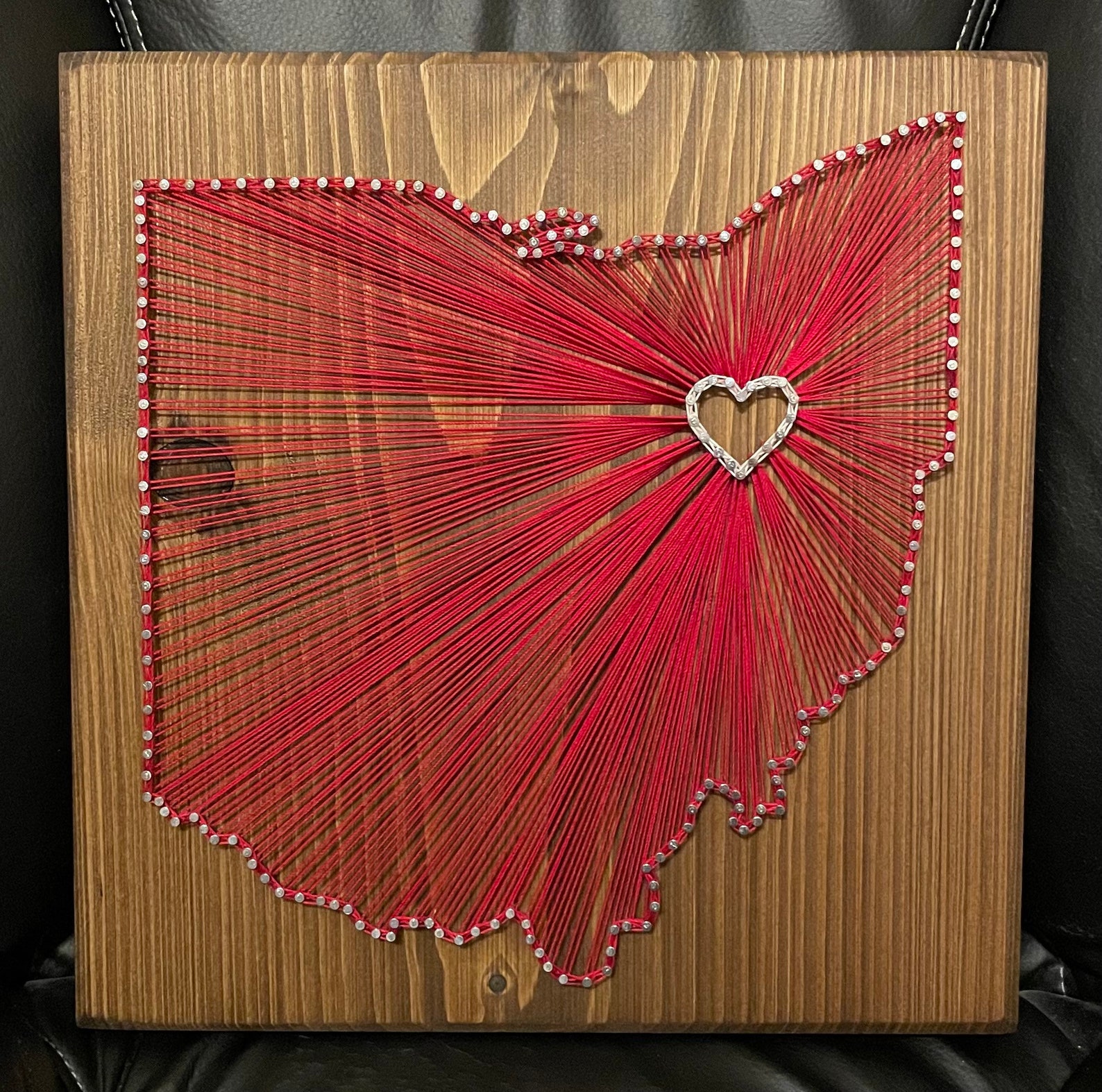 Made to Order Ohio String Art State Sign Wood Sign Wedding - Etsy
