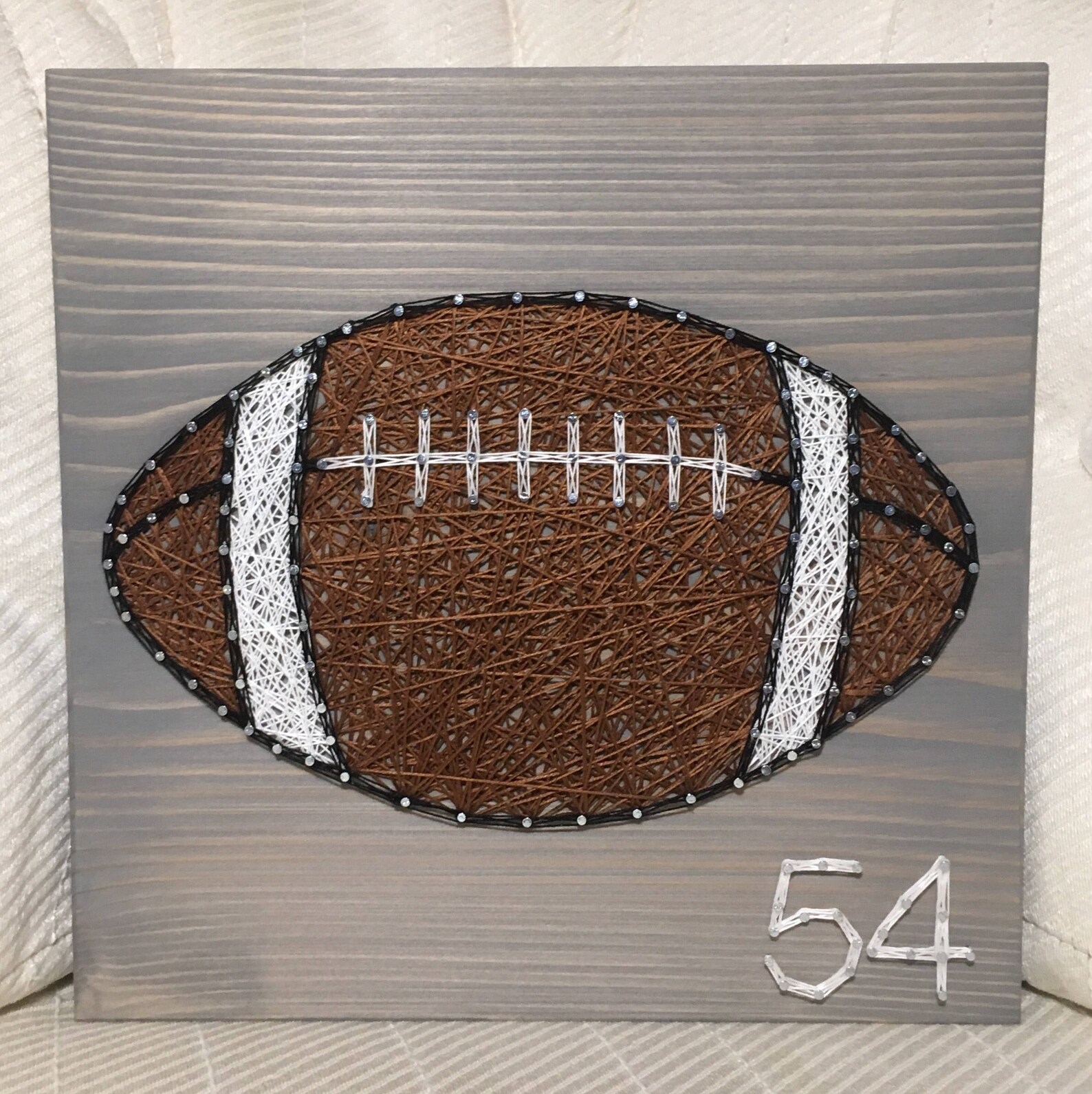 MADE TO ORDER Football String Art Sign Sports Art Wall - Etsy