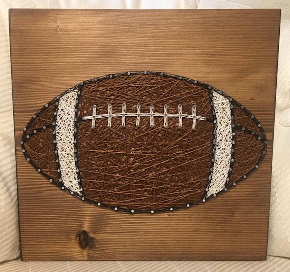MADE TO ORDER Football String Art Sign Sports Art Wall - Etsy