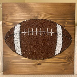 Football String Art Sign, Sports Art, Wall Decor, Boy Gift, Kids Room ...