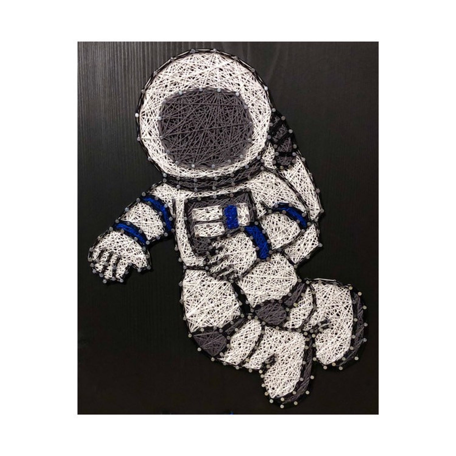MADE TO ORDER Astronaut String Art Outer Space Bedroom - Etsy