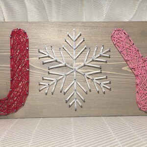 Made to Order JOY String Art, Christmas Decor, Holiday Decorations ...