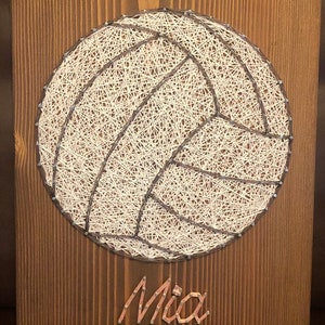 Volleyball Sports String Art, Coach Gift, Volleyball Player, Kids Room ...