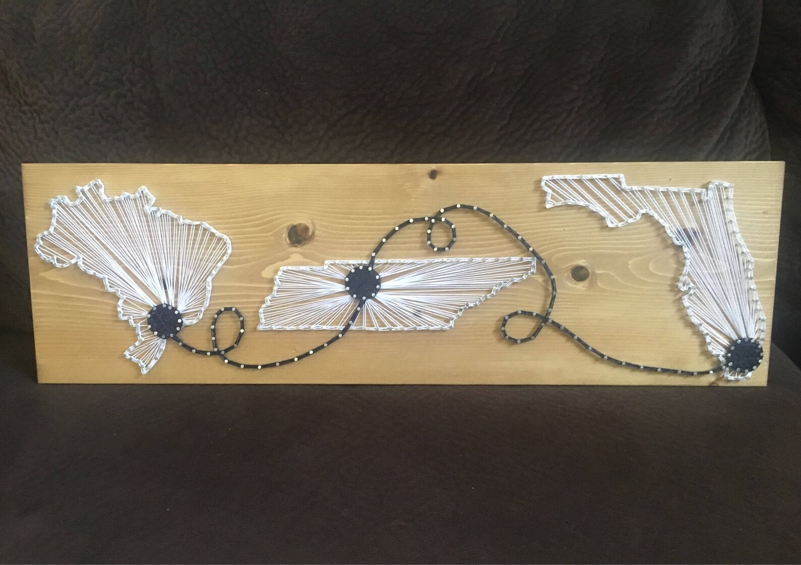 Made to Order THREE State String Art Country String Art - Etsy