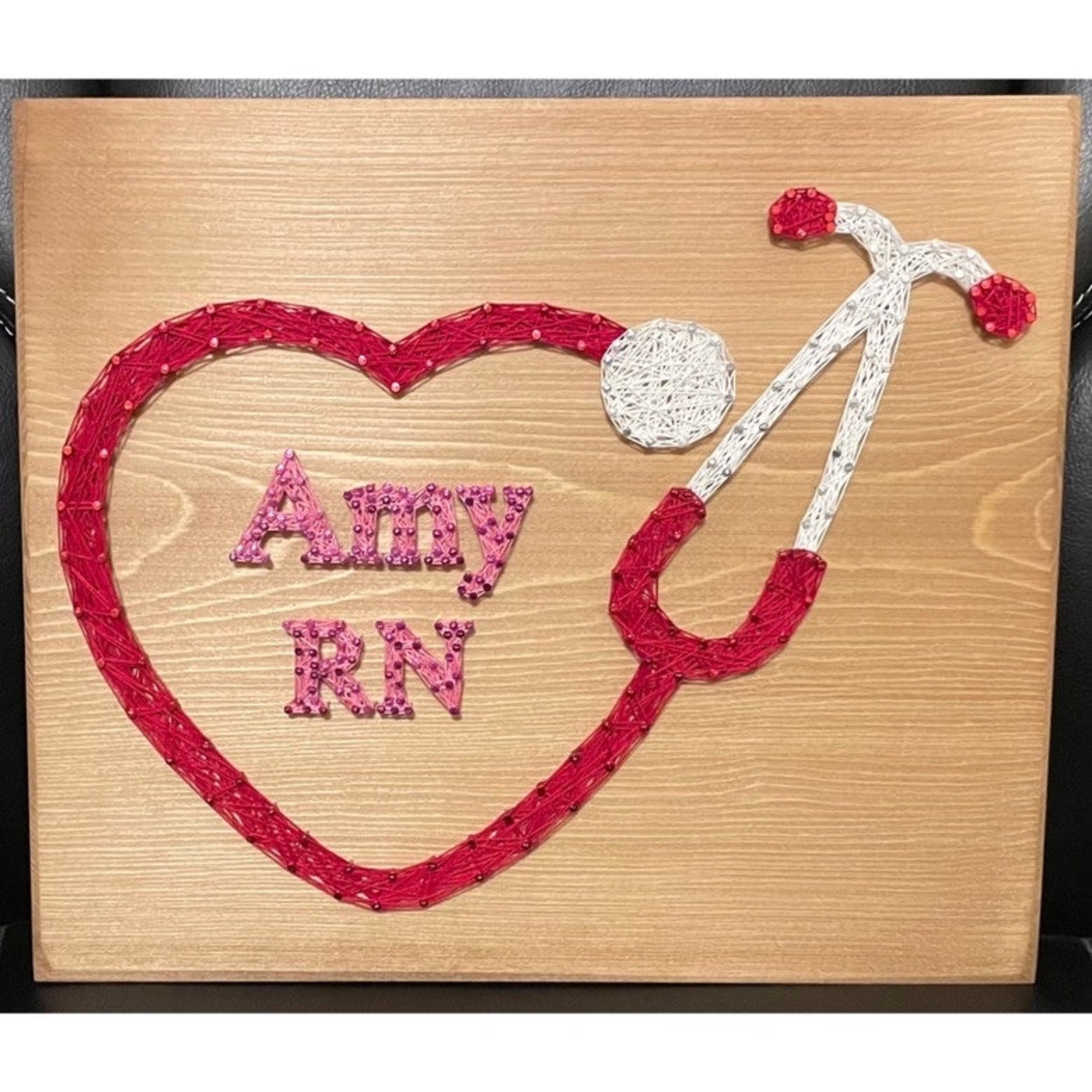 Doctor Nurse Stethoscope String Art, Midwife, Baby Gift, Nursing School ...