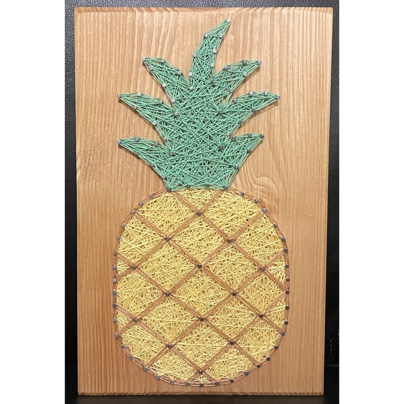 Pineapple Welcome String Art, Hawaii, Wall Art, Home Decor, Entryway ...