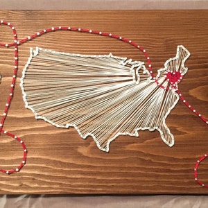 Made to Order THREE State String Art Country String Art - Etsy