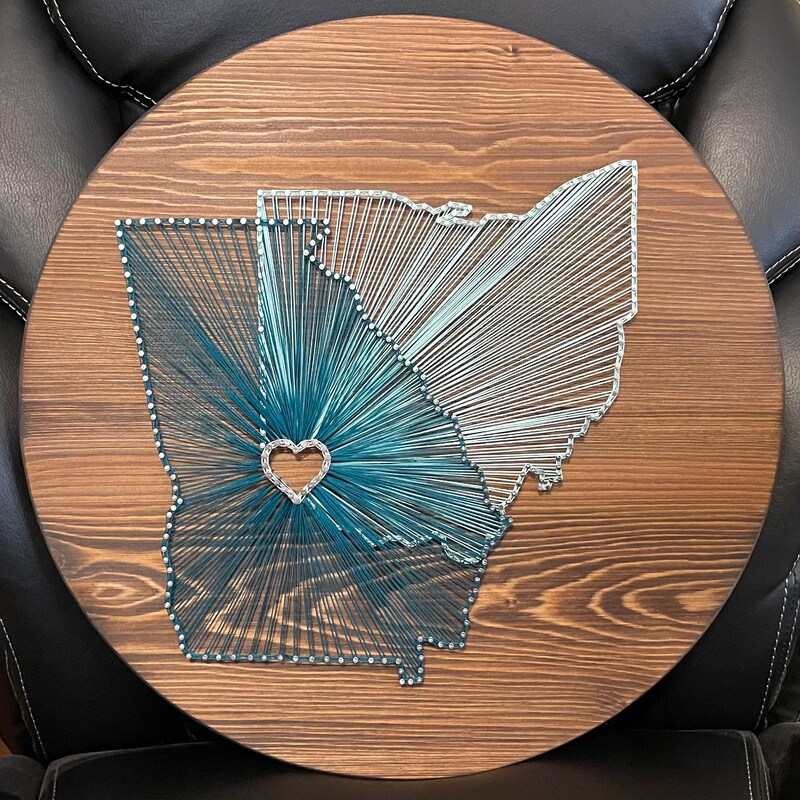 Two State String Art - Etsy
