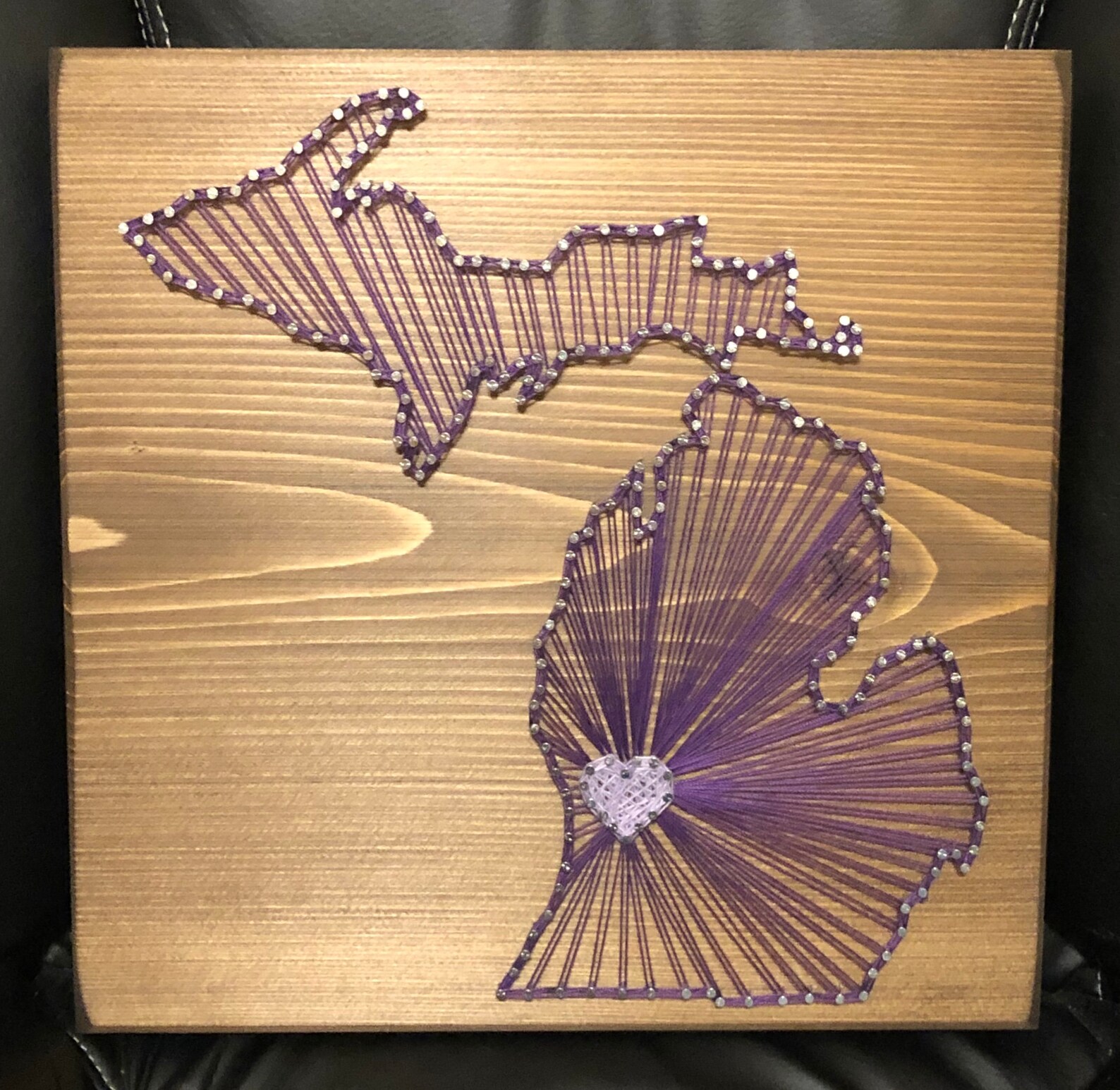 Made to Order Michigan String Art State Sign Wood Sign - Etsy