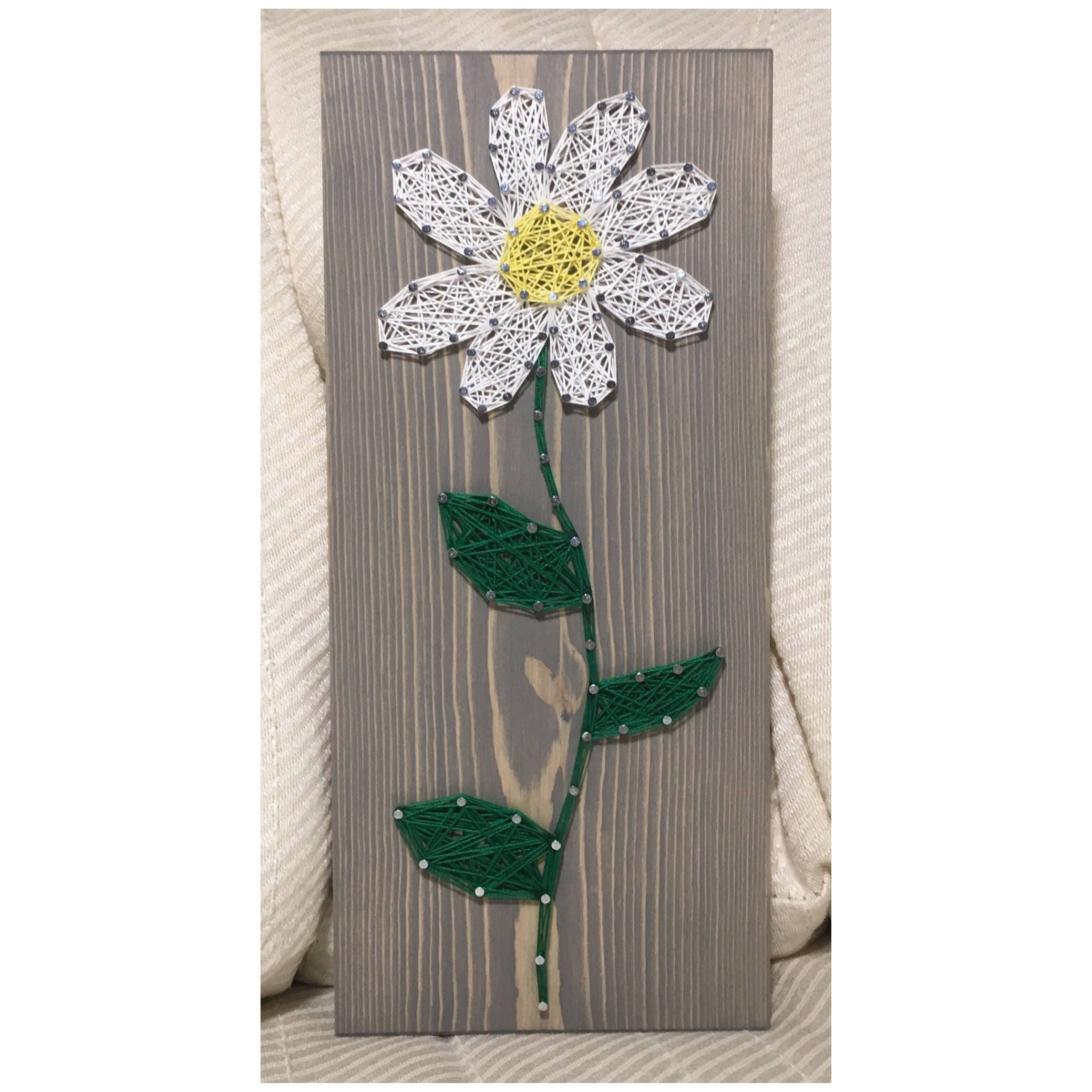 MADE TO ORDER Daisy Flower String Art Plants and Flowers | Etsy