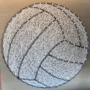 Volleyball Sports String Art, Coach Gift, Volleyball Player, Kids Room ...