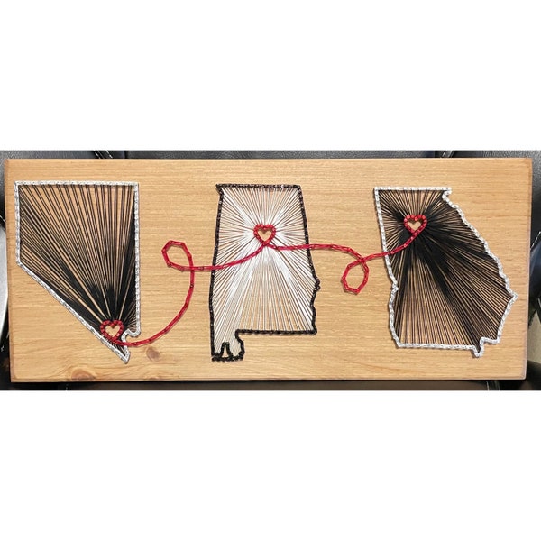 State String Art - Etsy