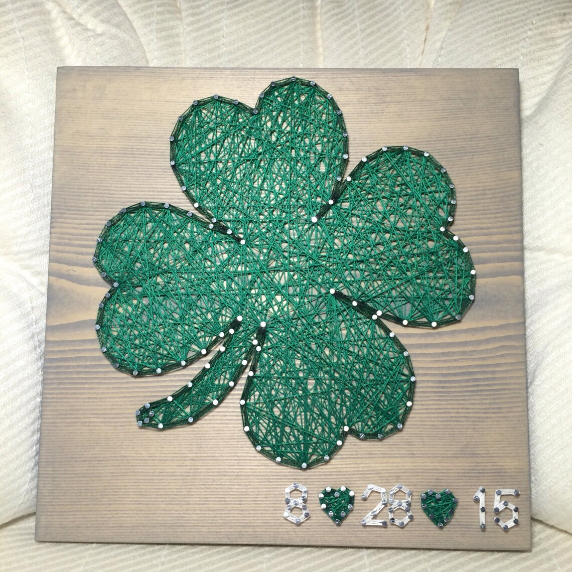 Made to Order Shamrock String Art Sign Saint Patrick's | Etsy