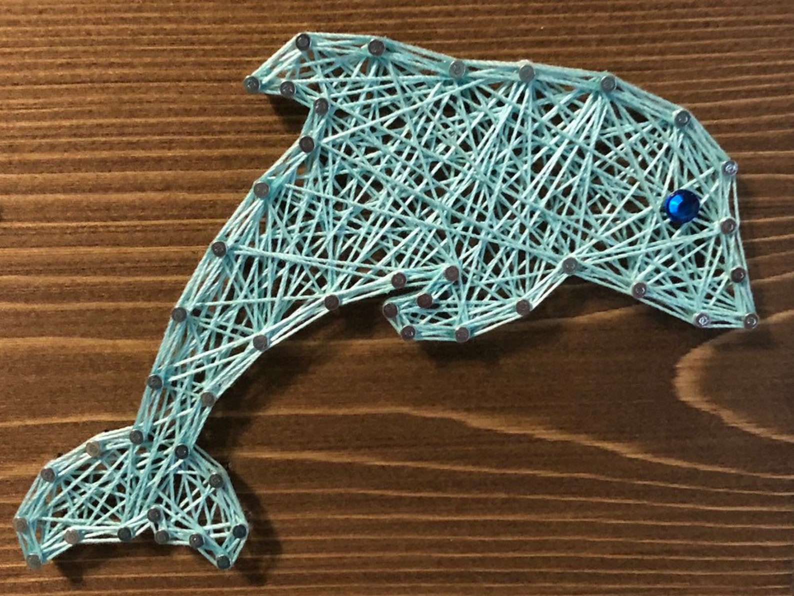 Made to Order Dolphin String Art Ocean Wall Decor Wood Art | Etsy