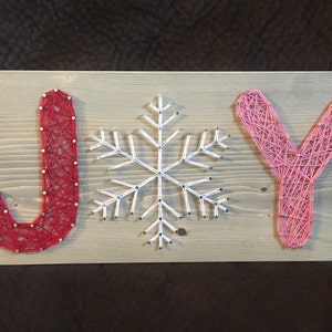 Made to Order JOY String Art, Christmas Decor, Holiday Decorations ...