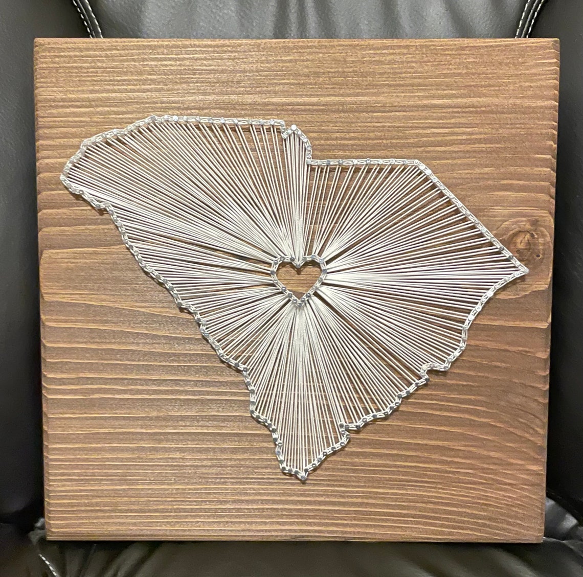 Made to Order South Carolina String Art State Sign Wedding | Etsy