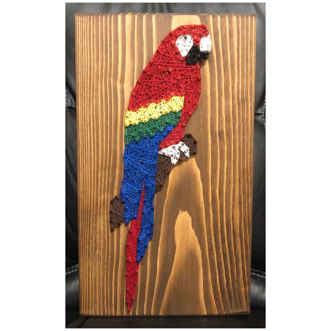 Made to Order Macaw String Art Parrot Decor Bird Wall Art - Etsy