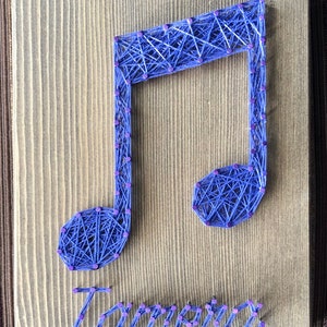 Made To Order Music Note String Art Musical Decor Gallery | Etsy