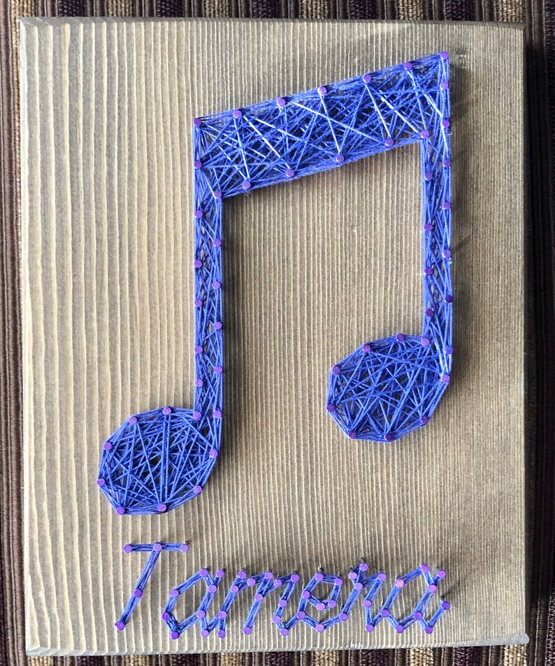 Made to Order Music Note String Art Musical Decor Gallery - Etsy