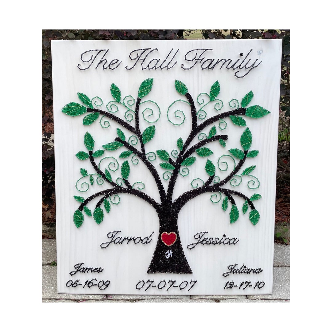 Made to Order LARGE Family Tree String Art Tree of Life - Etsy