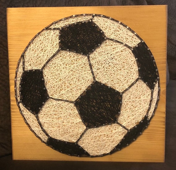 Sports String Art Wall Art Set In Pale Green Modern String Art