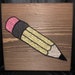 Made to Order Pencil String Art Teacher Appreciation Gift - Etsy
