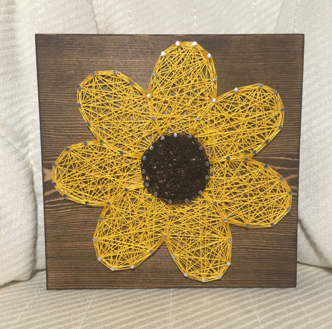 MADE TO ORDER Flower/daisy String Art Floral Home Decor - Etsy