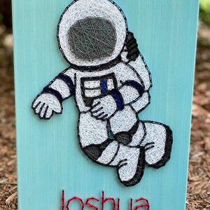 Astronaut String Art, Outer Space Bedroom Decor, Spacesuit, Spaceship ...