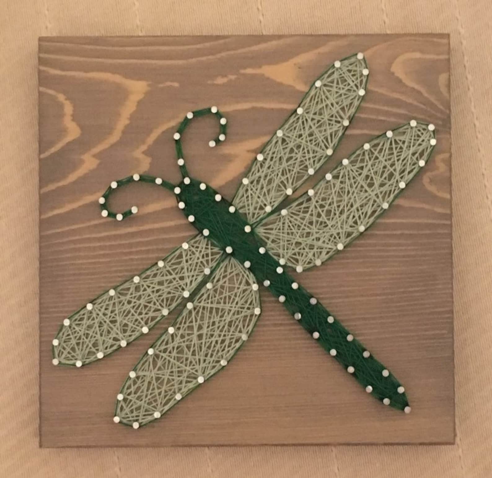 Made to Order Dragonfly String Art Bug Insect Nursery Wall - Etsy