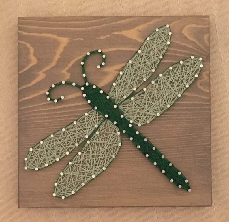 Made to Order Dragonfly String Art Bug Insect Nursery Wall - Etsy