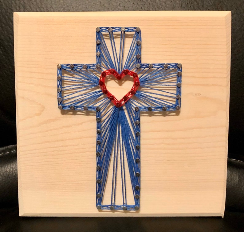 Made to Order SMALL Cross String Art Religious Christian - Etsy