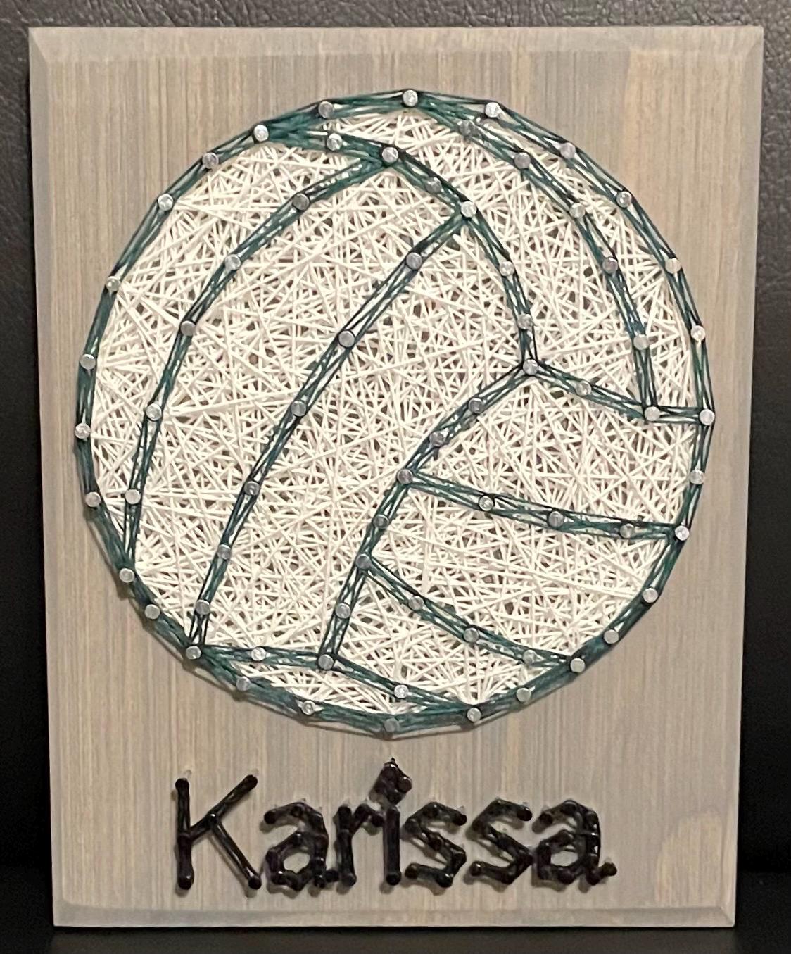 Volleyball Sports String Art, Coach Gift, Volleyball Player, Kids Room ...