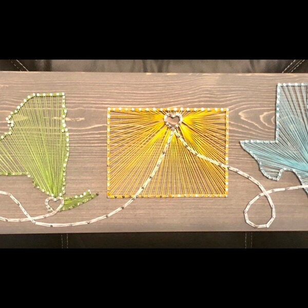 State String Art - Etsy