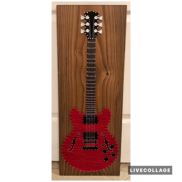 Guitar String Art - Etsy
