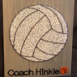 Volleyball Sports String Art, Coach Gift, Volleyball Player, Kids Room ...