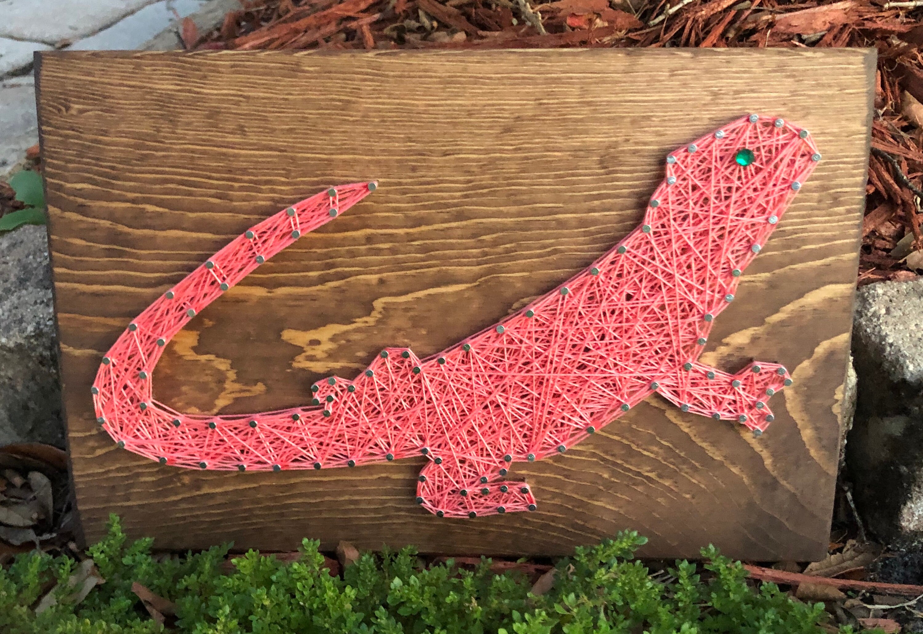 Made To Order Bearded Dragon String Art Lizard Art | Etsy