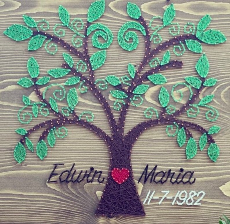 Made to Order LARGE Family Tree String Art Tree of Life - Etsy