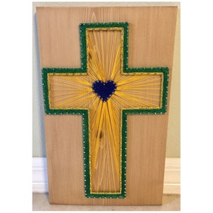 Cross String Art, Religious, Christian Decor, Home Decor, Catholic ...
