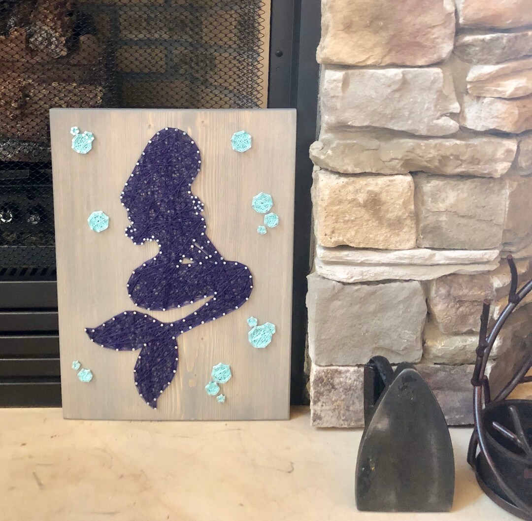 MADE TO ORDER Mermaid String Art, Ocean Life, Gift for Her, Girl ...