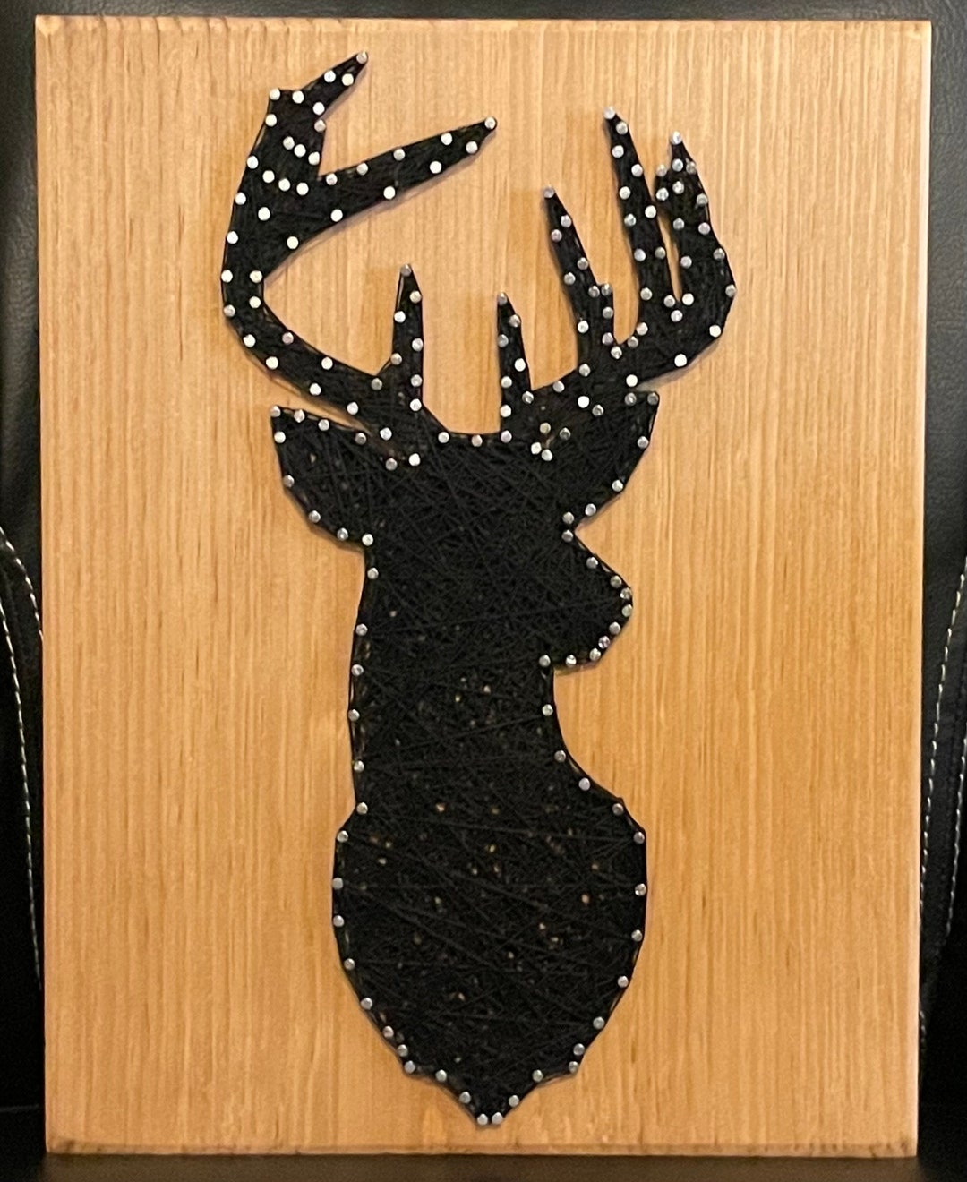 Deer Buck String Art, Antlers, Rustic, Winter, Made to Order, String ...