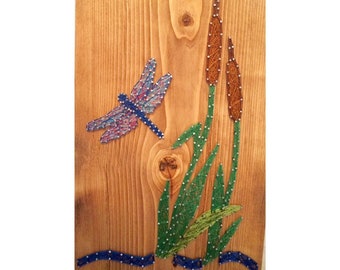 Made to Order Dragonfly String Art Bug Insect Nursery Wall | Etsy