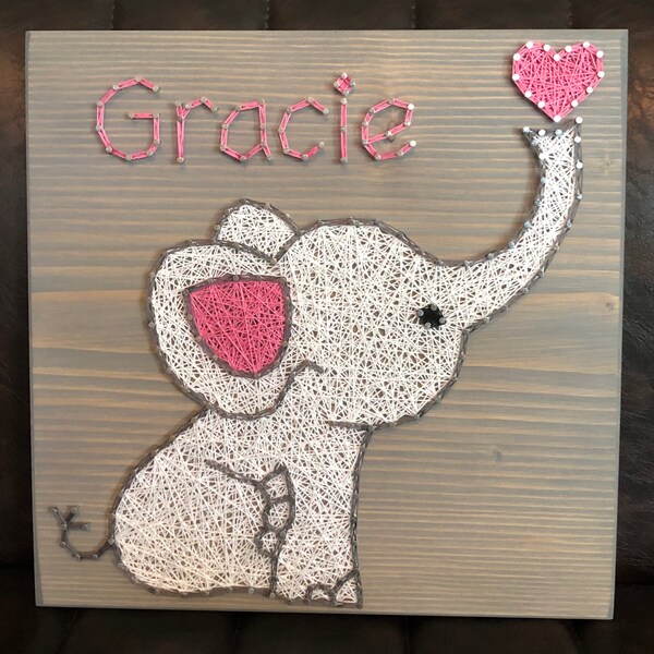 Name String Art - Etsy