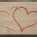 MADE TO ORDER Two Heart String Art Love Romance Gallery - Etsy