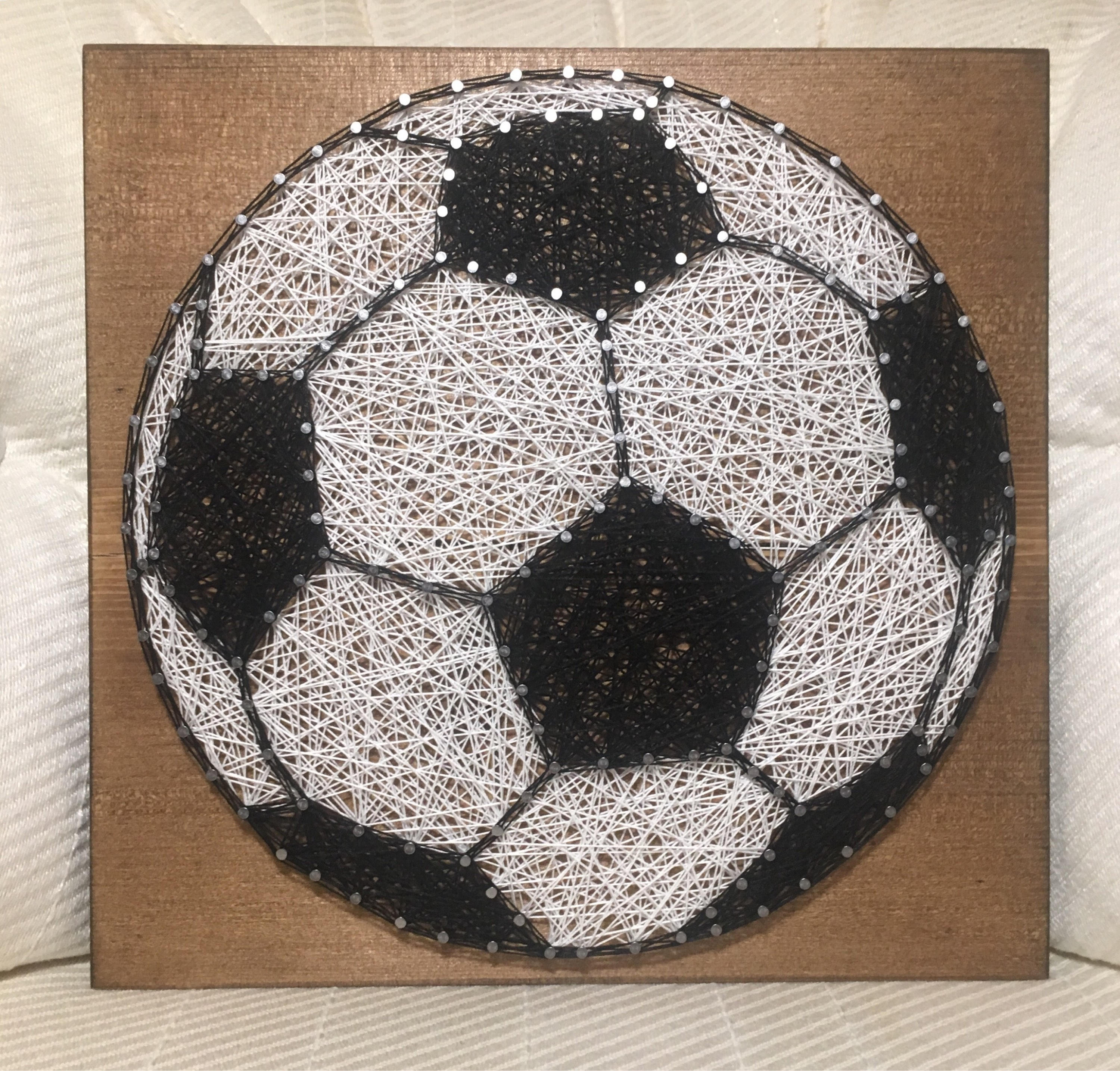 Made To Order Soccer String Art Sign Sports Art Soccer Ball - Etsy.de