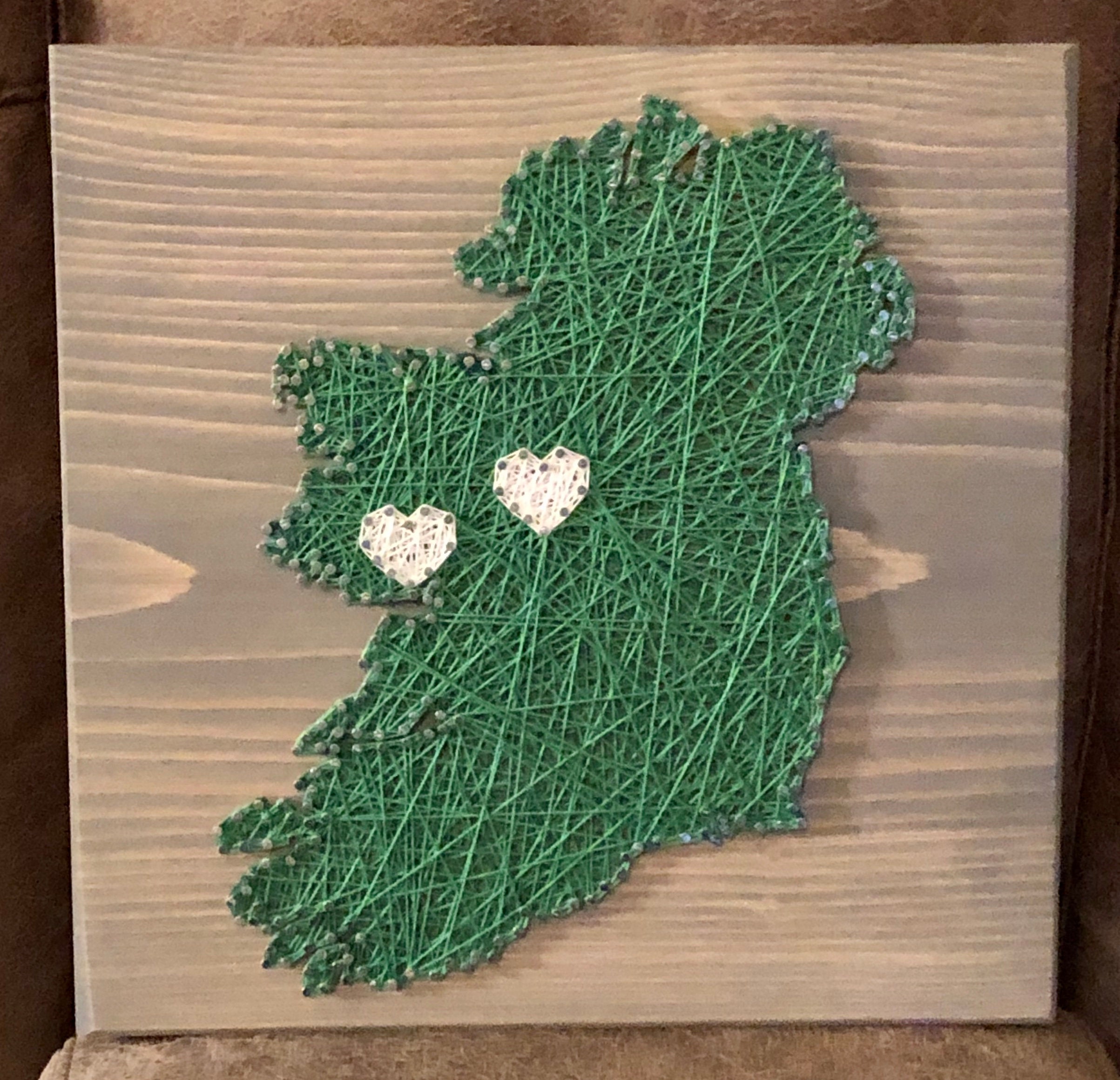 MADE TO ORDER Ireland String Art Sign Wood Sign Wedding | Etsy