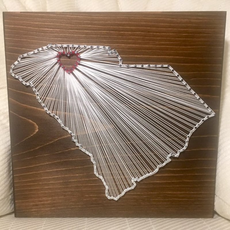 Two State String Art - Etsy