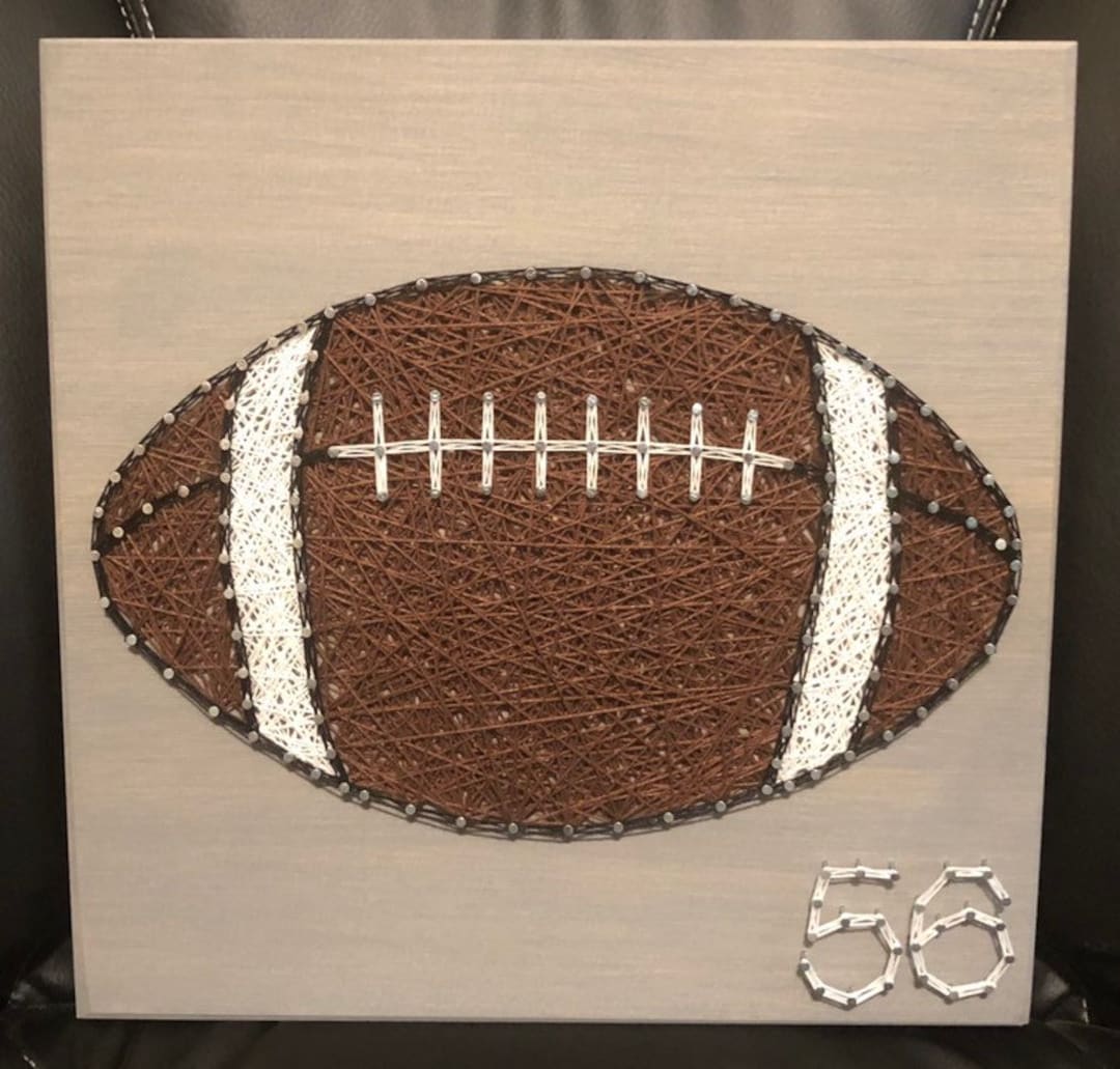 Football String Art Sign, Sports Art, Wall Decor, Boy Gift, Kids Room ...