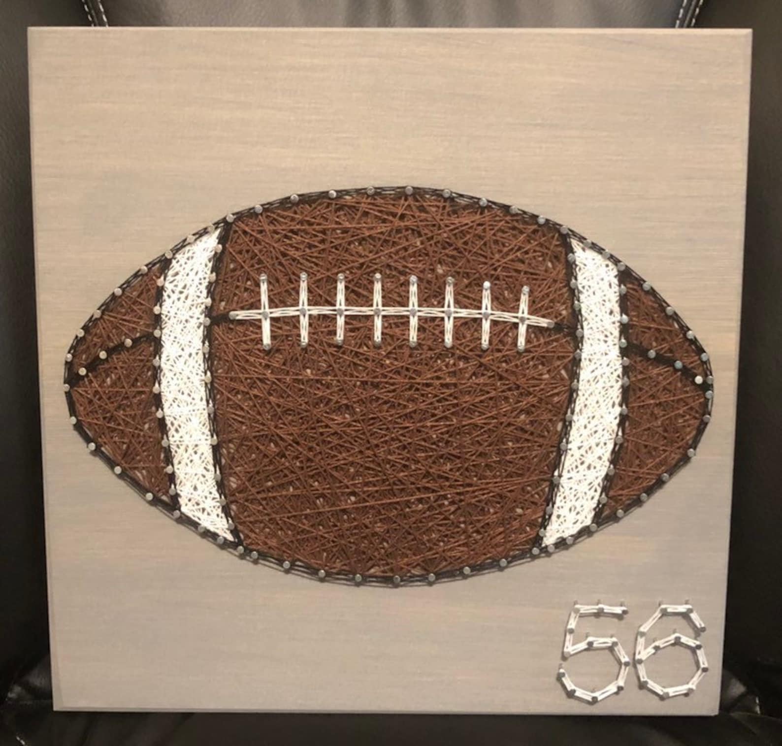 MADE TO ORDER Football String Art Sign Sports Art Wall | Etsy